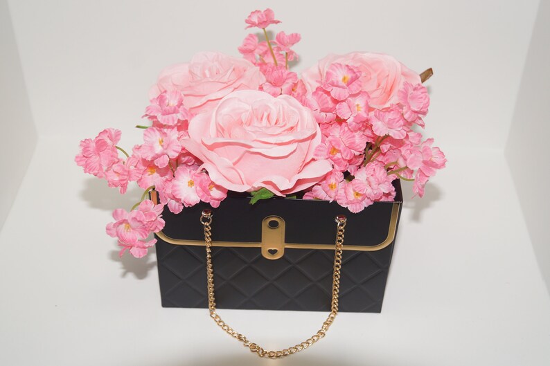 Personalized Mini Purse Flower Box: Bridesmaid Proposal Gift - Etsy