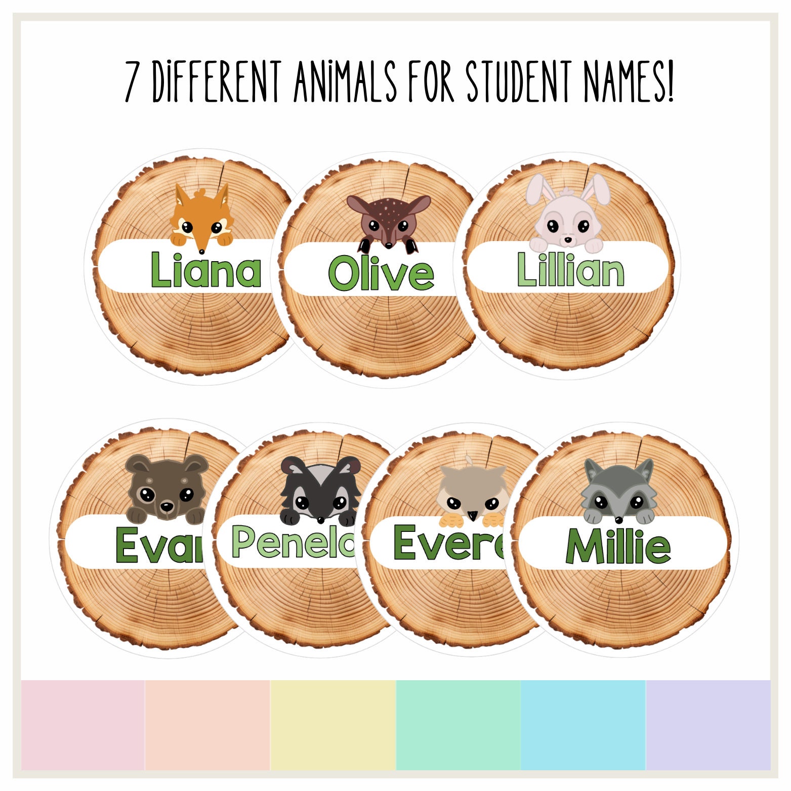 Editable Back to School Woodland Bulletin Board Kit | Calming ...