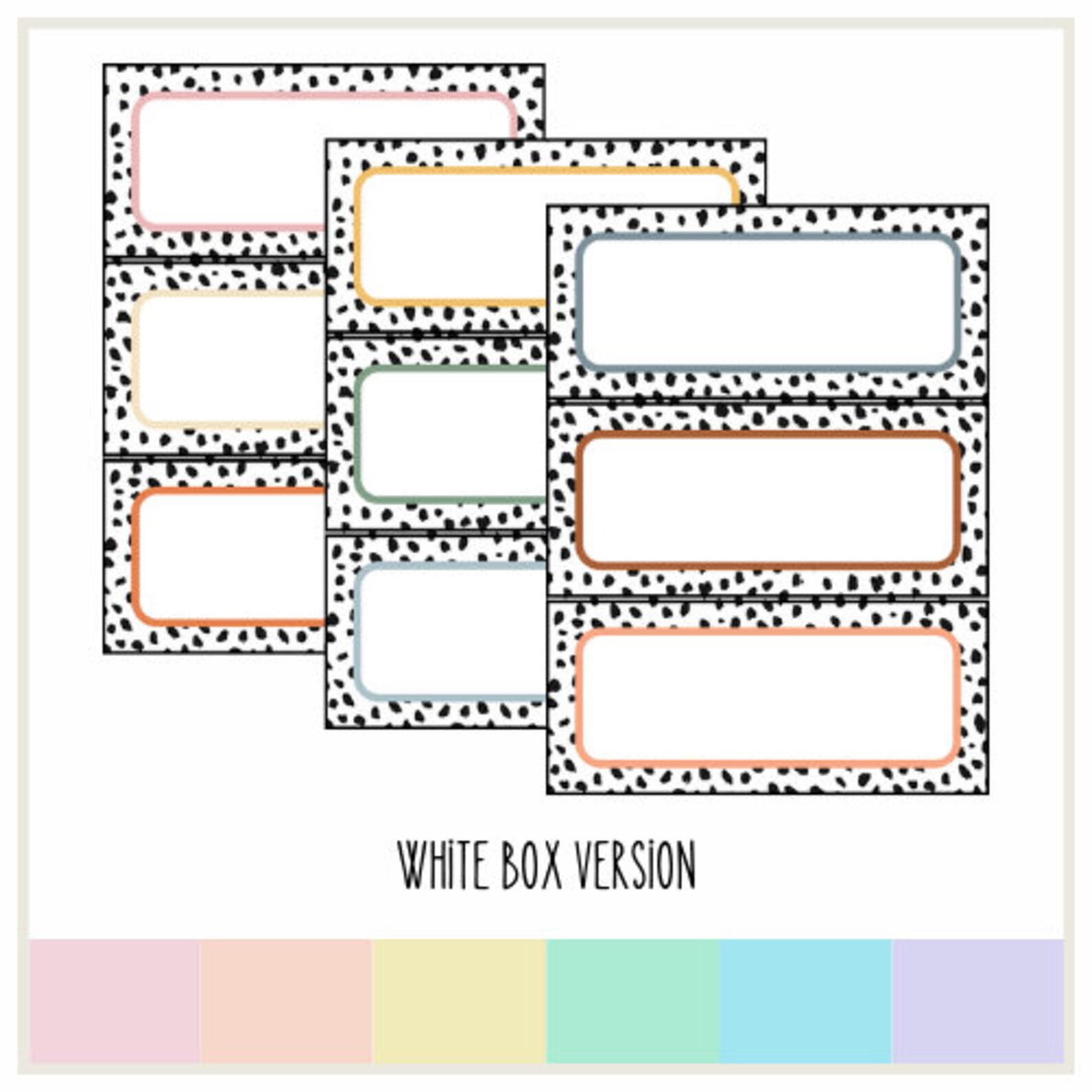 Neutral Boho Name Tags/plates - Etsy