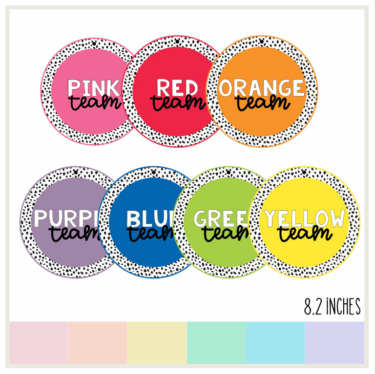 Reading Group | Table Signs | Grouping Labels | Color Groups | Boho ...