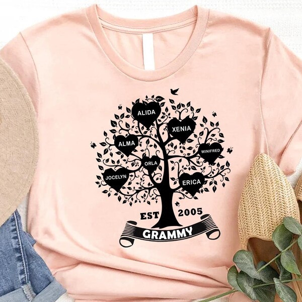 Family Tree Shirt - Etsy
