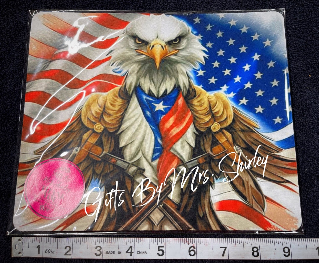 Freedom Eagle Mouse Pad - Etsy