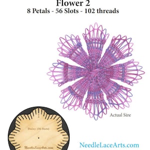 Flower #2 Teneriffe Lace Needlework Complete Kit Tenerife Sol Lace - Etsy