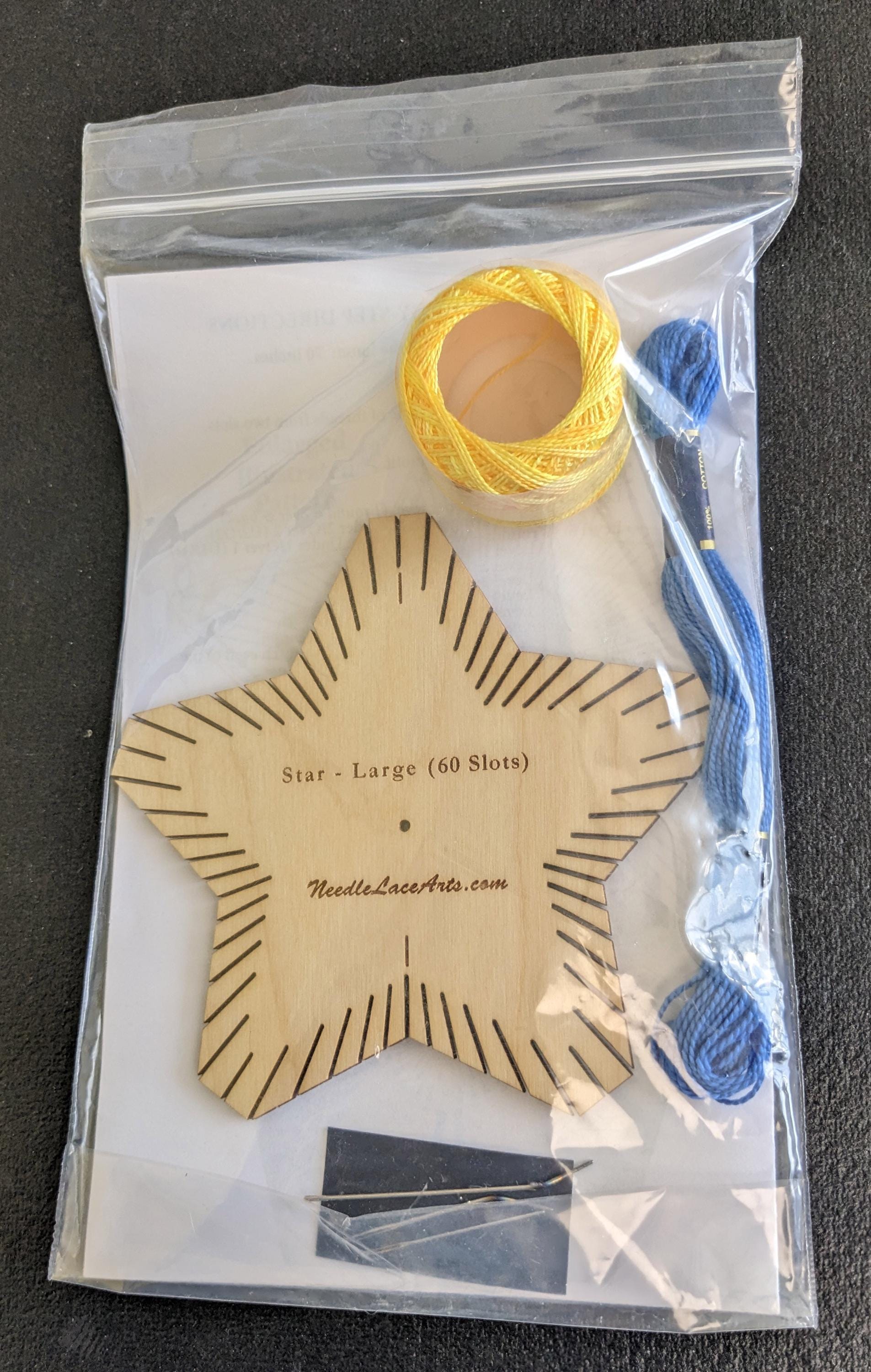 Star Large Teneriffe Lace Needlework Complete Kit Tenerife Sol Lace - Etsy