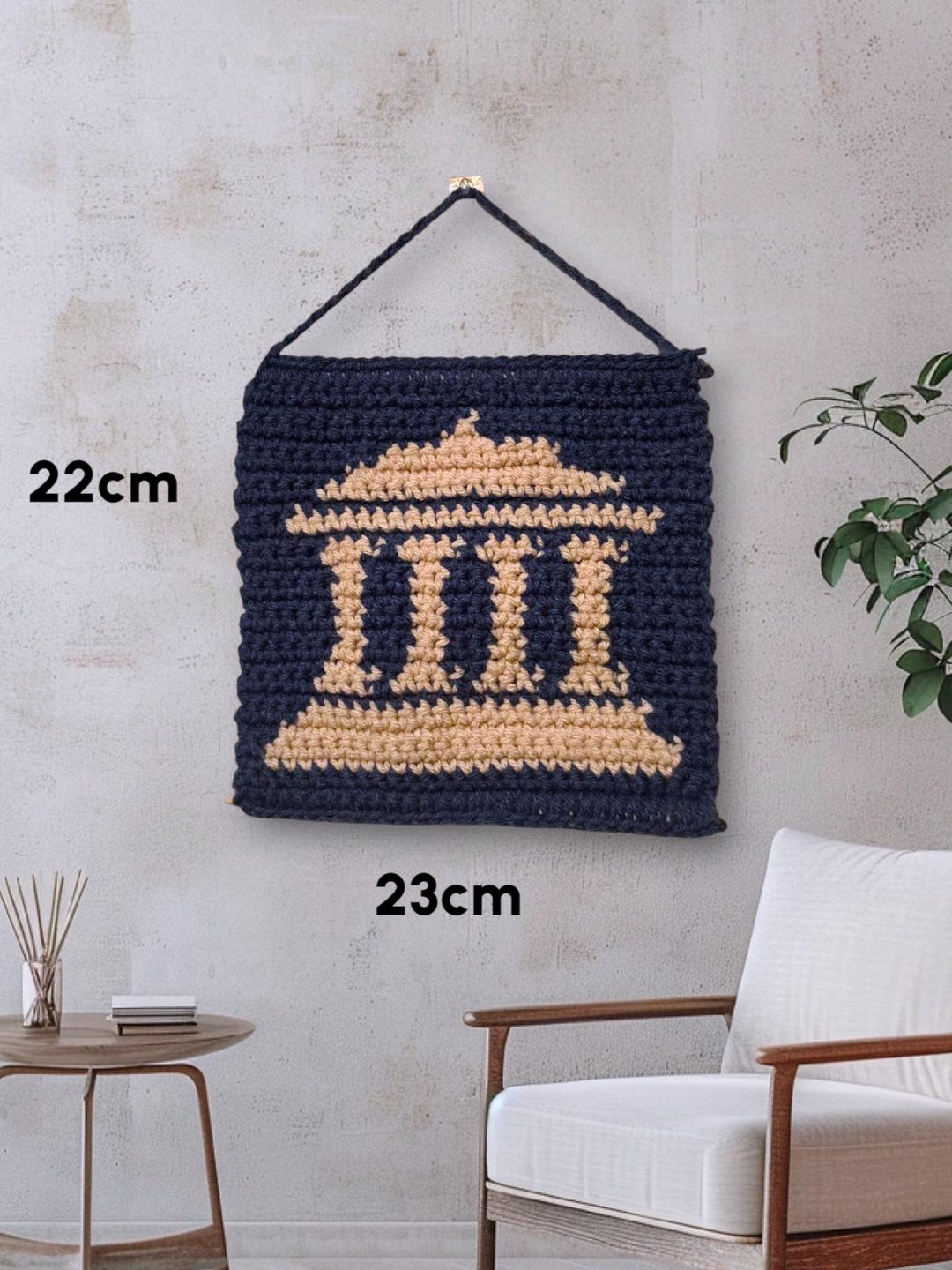 Greek Temple Tapestry Crochet Pattern - Etsy