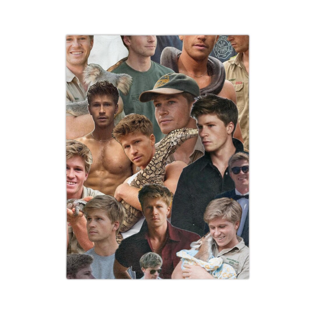 Comfy Robert Irwin Photo Collage Blanket - Australian Fan Merch - Girls ...