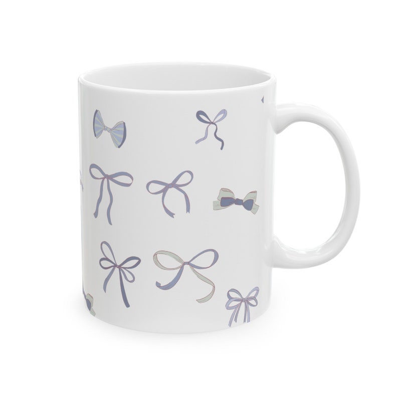 Coquette Bow Ceramic Mug 11oz Teen Girls Women Gift Birthday Preppy ...