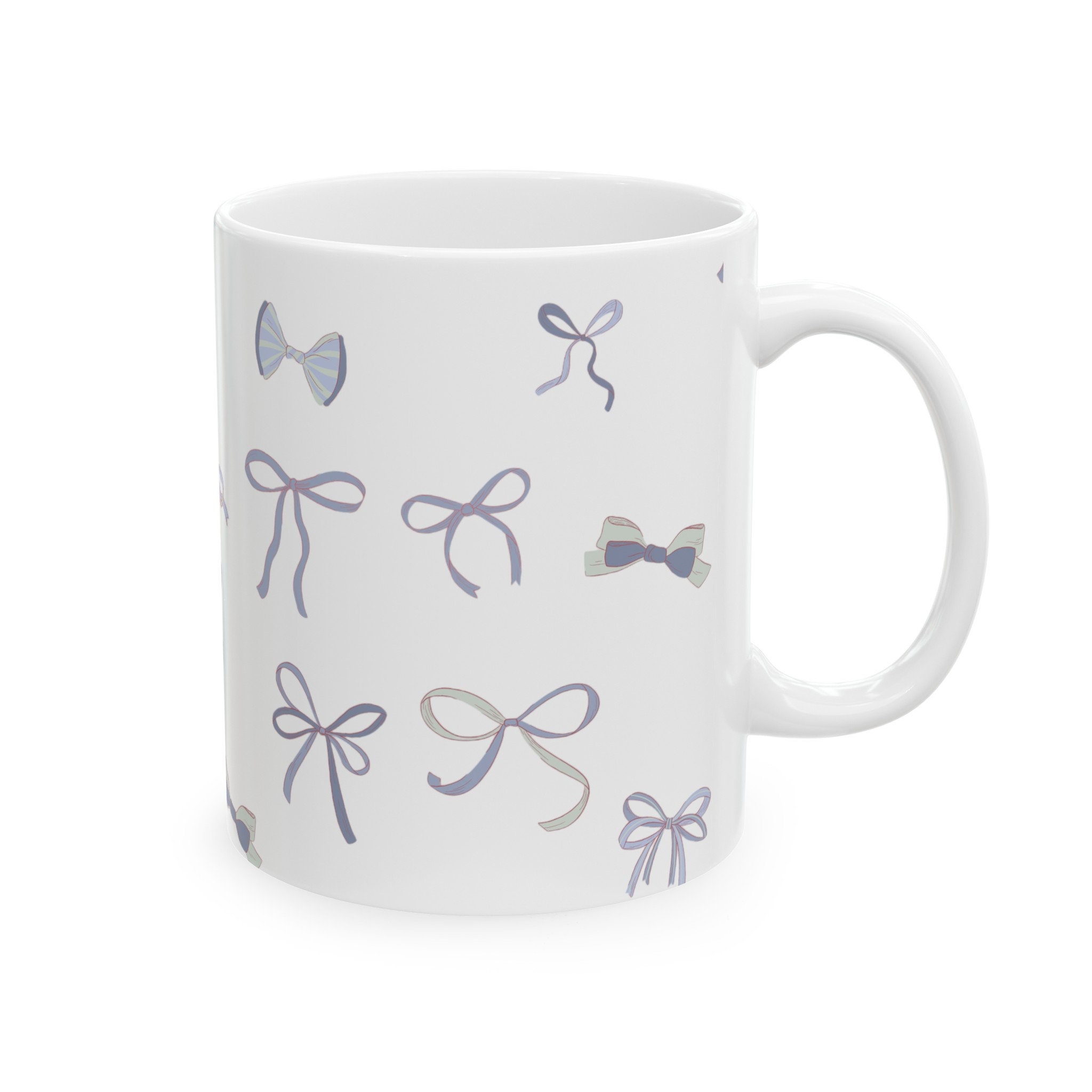 Coquette Bow Ceramic Mug 11oz Teen Girls Women Gift Birthday Preppy ...