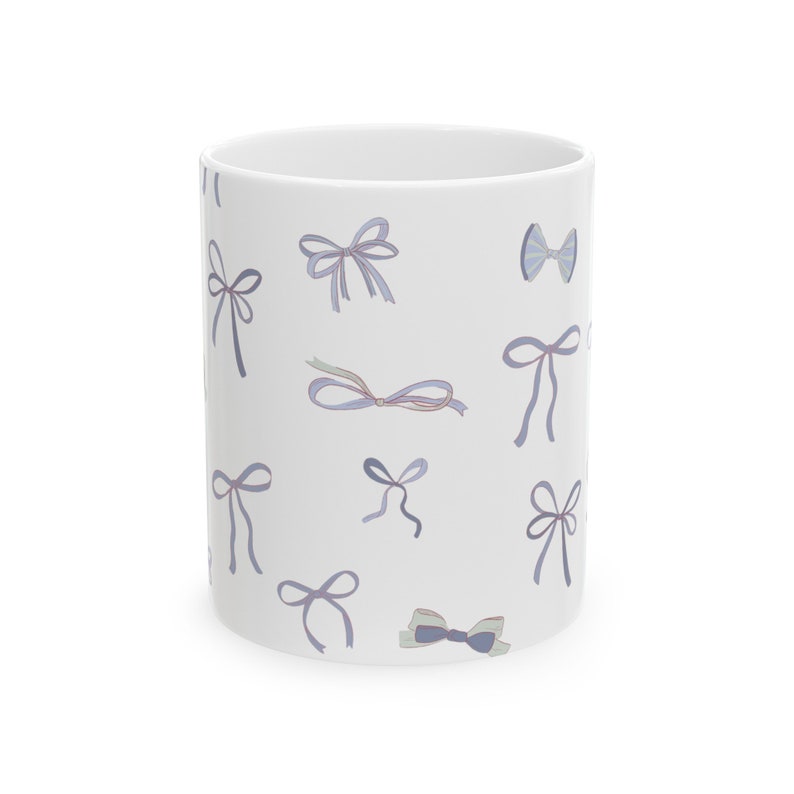 Coquette Bow Ceramic Mug 11oz Teen Girls Women Gift Birthday Preppy ...