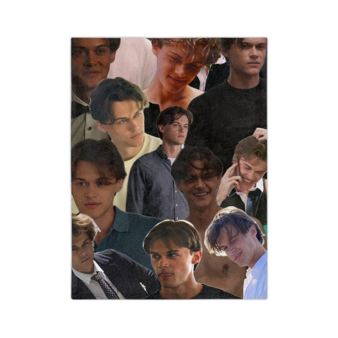 Comfy Christopher Briney and Conrad Fisher Photo Collage Blanket ...