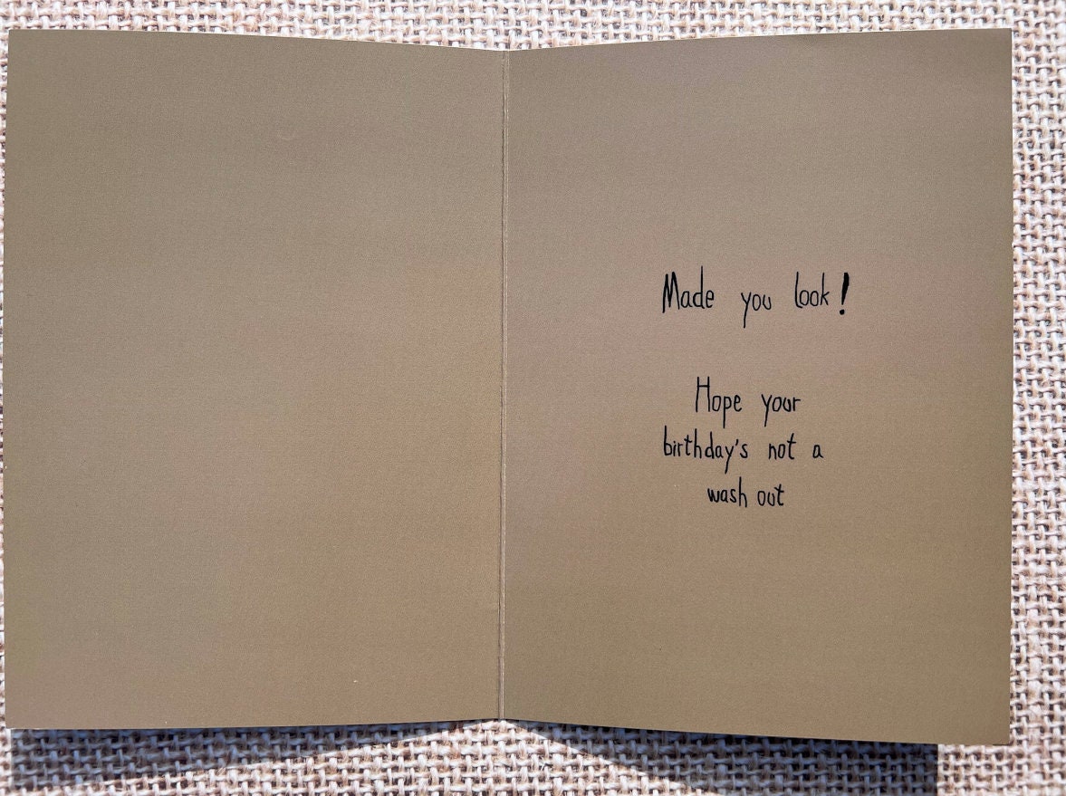 Your FLY is Open|greeting Card|hiking Greeting Card|birthday Card for ...