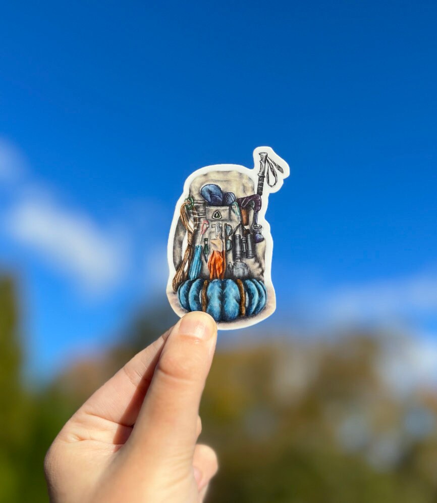 Backpack Sticker|hiking Sticker|sticker for Hikers|outdoor Themed ...