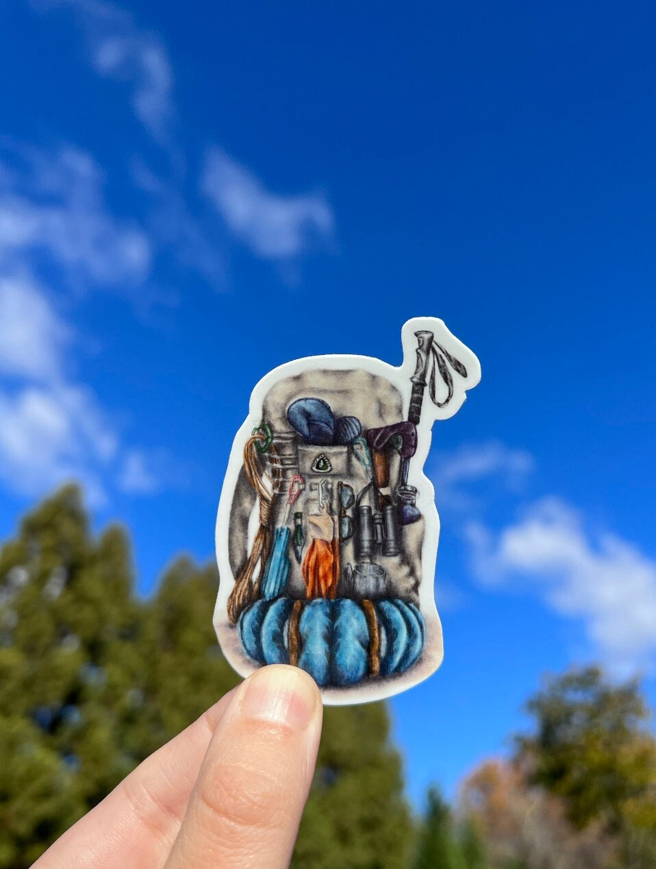 Backpack Sticker|hiking Sticker|sticker for Hikers|outdoor Themed ...