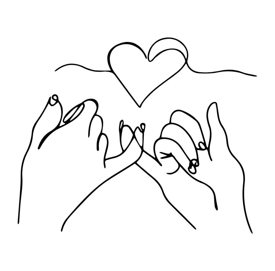 Pinky Promise Print - Etsy