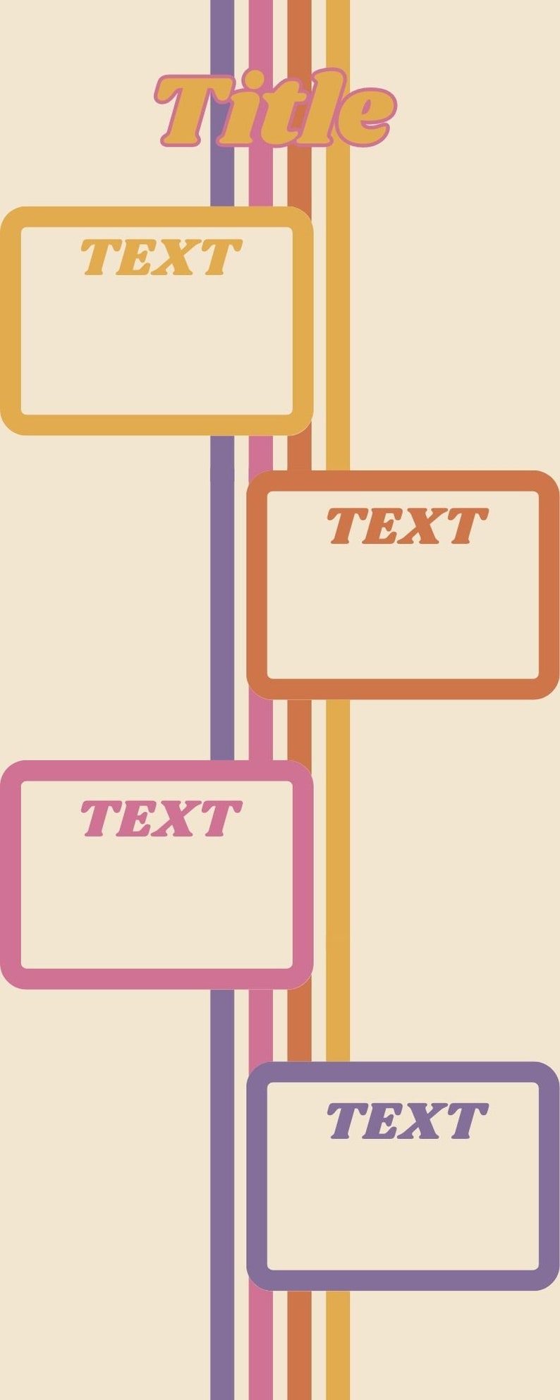 Retro Style Infographic Templates - Etsy