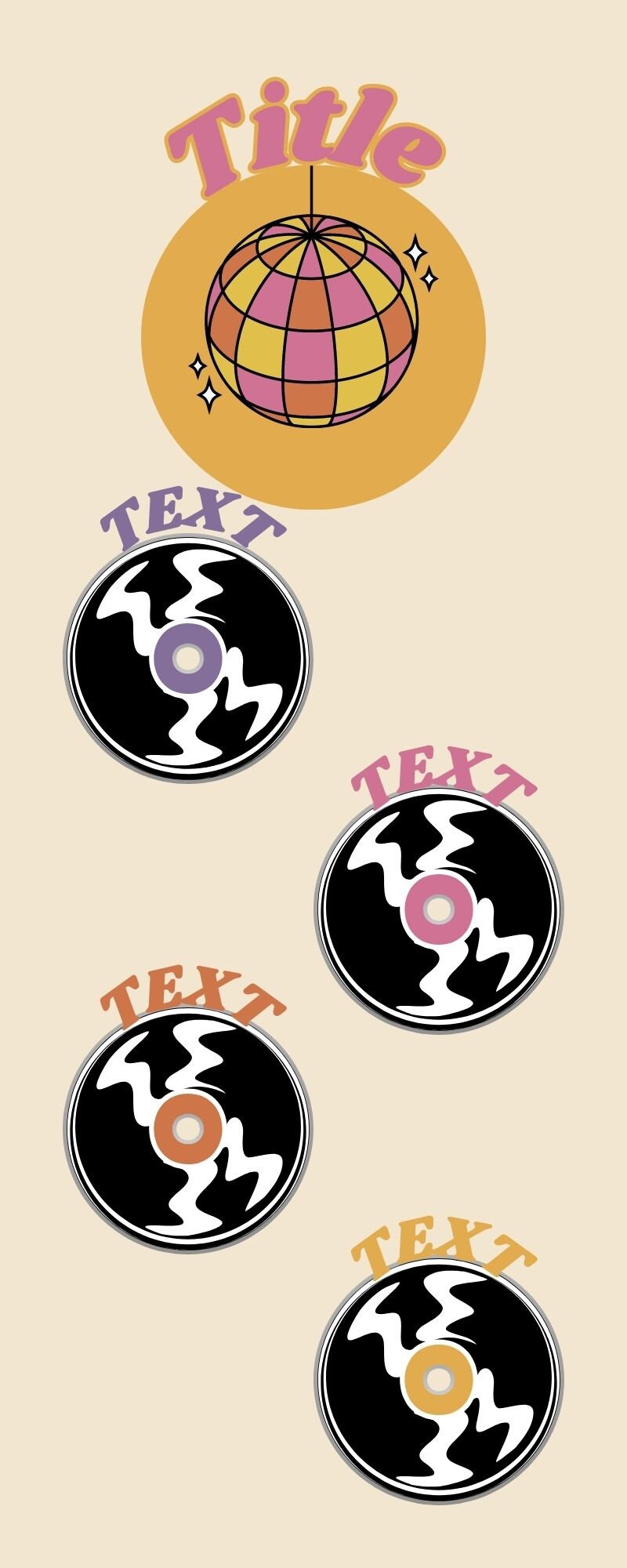 Retro Style Infographic Templates - Etsy