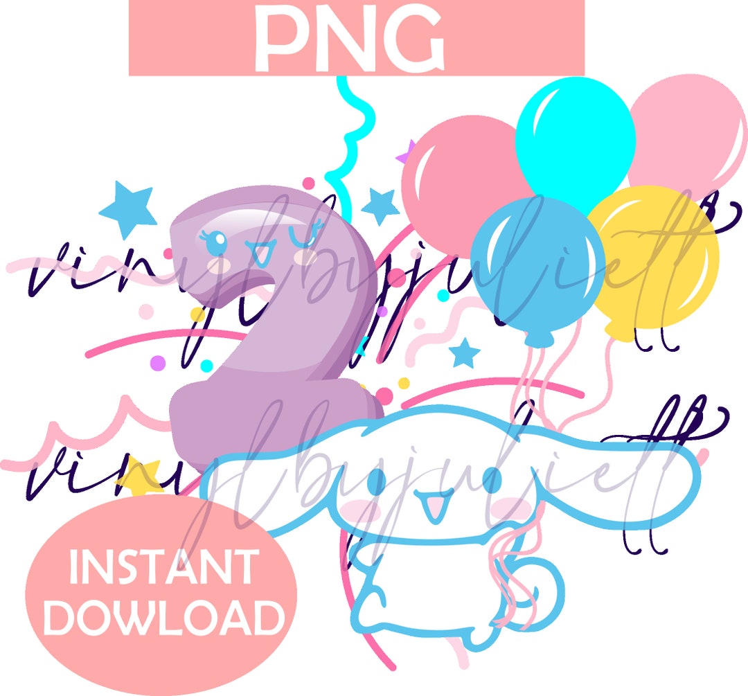 Kawaii Cinna Bunny PNG Cinna Bunny Image 2 Yr Old Party Cinna Bunny ...