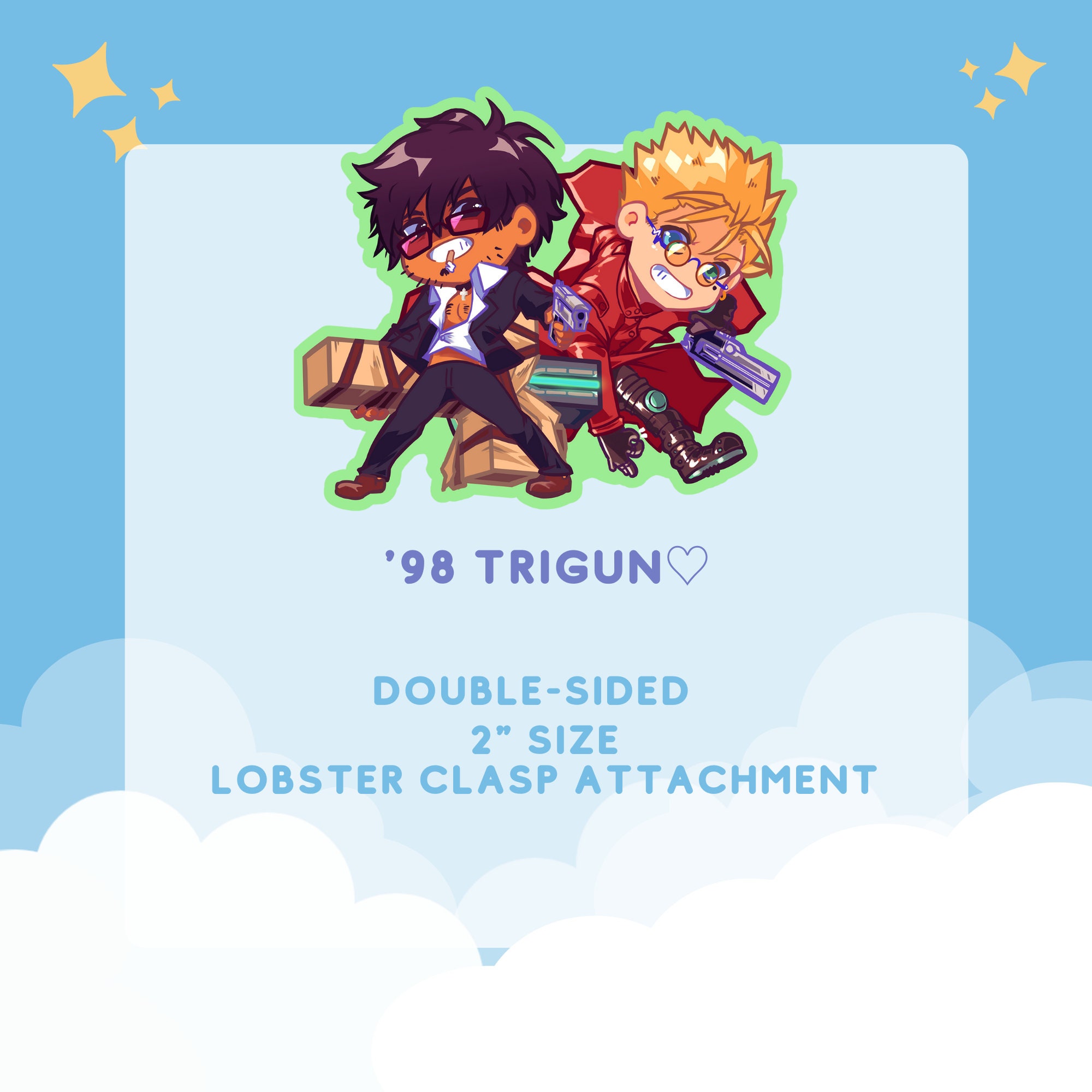 Trigun 2" Charms - Etsy
