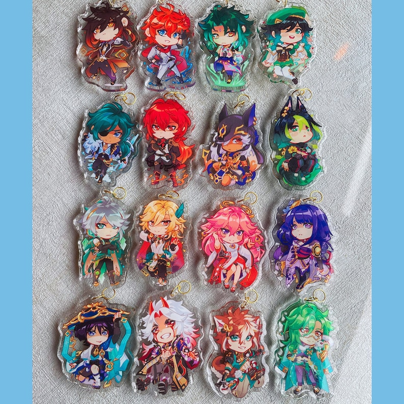 Genshin Impact Charms - Etsy