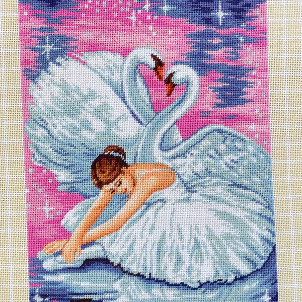 Tapestry Swan Needlepoint - Etsy