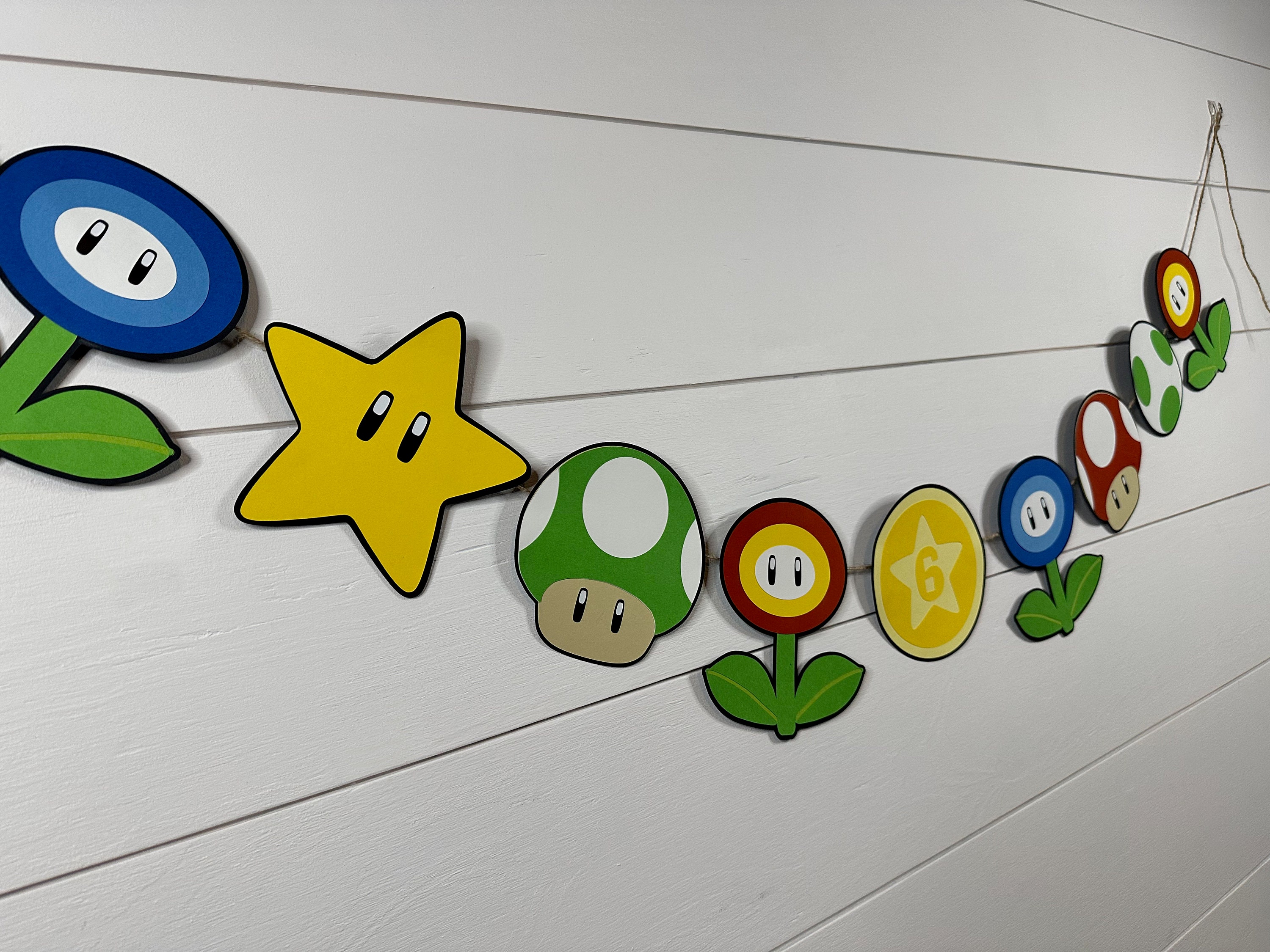 Super Mario Bros Video Game Inspired Party Banner (DIGITAL SVG File) - Etsy