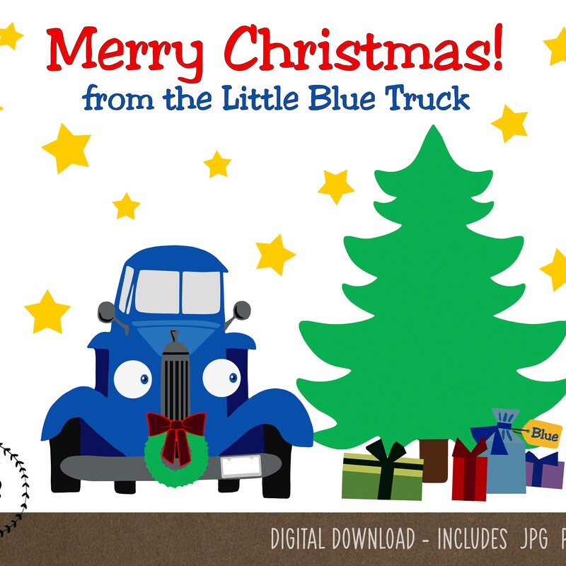Blue Truck - Etsy