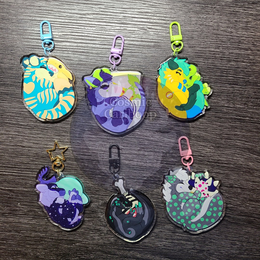 Cuddle Critter Keychains - Etsy