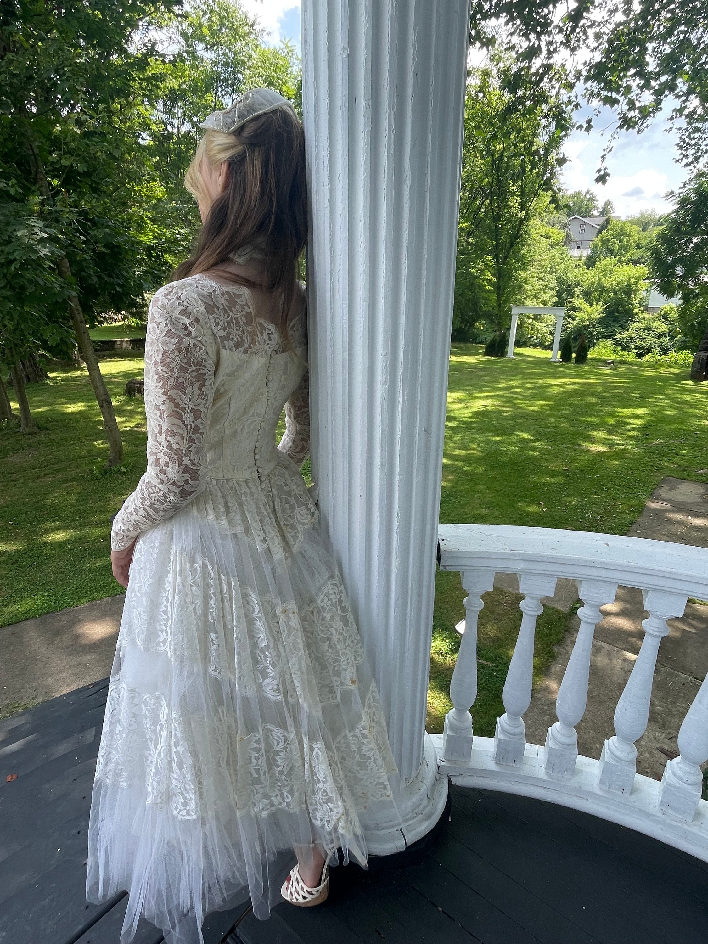 1940’s / 1950’s Vintage Wedding Dress - Etsy