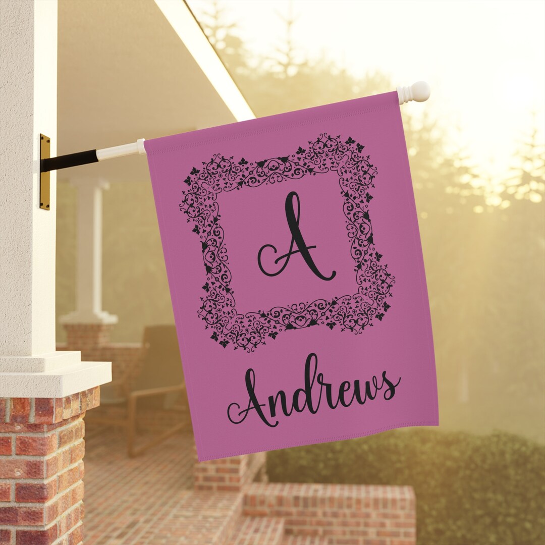 Personalized Garden & House Banner Custom Garden Flag Personalized ...