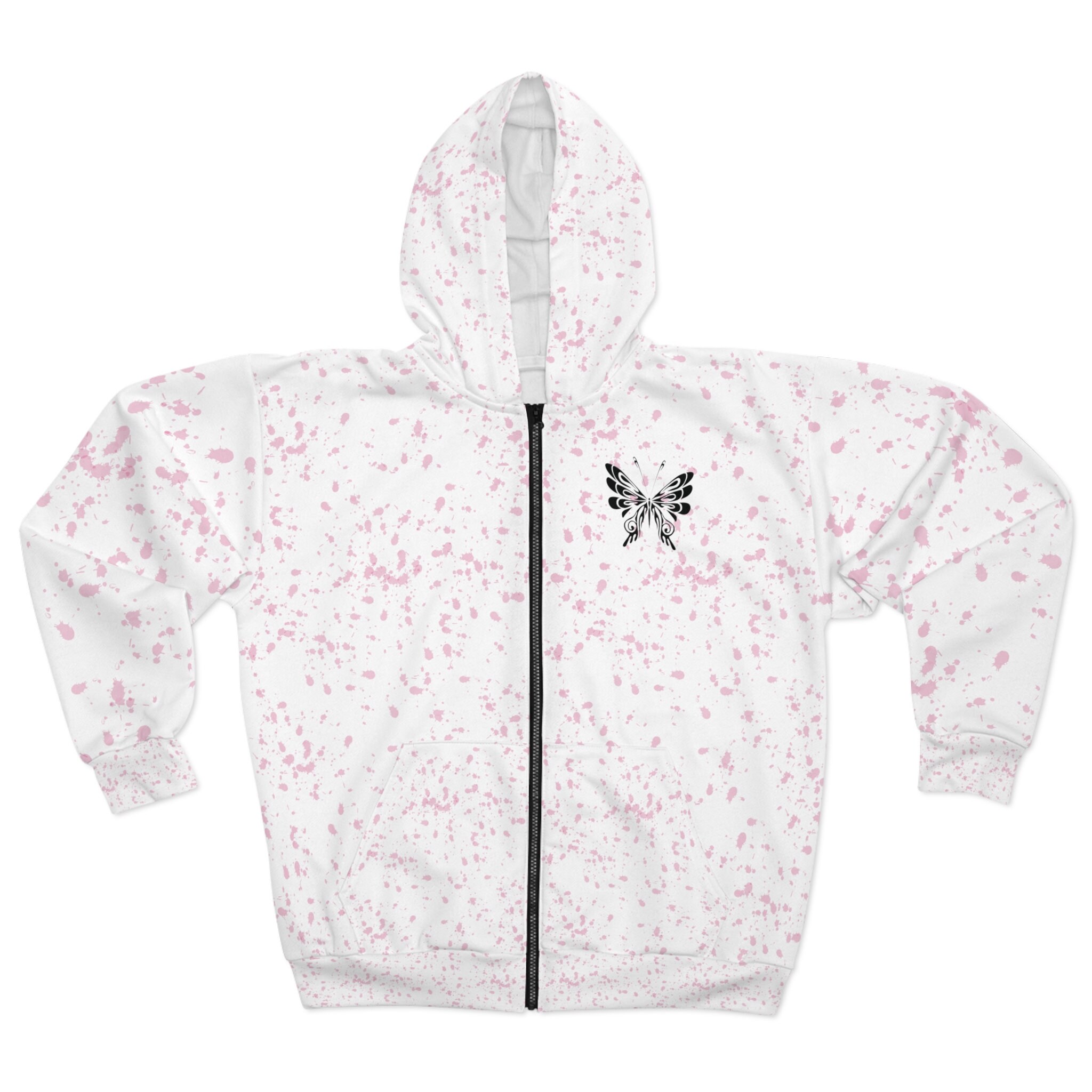 Empowering Breast Cancer Zip Hoodie: Walk Through the Fire - Etsy