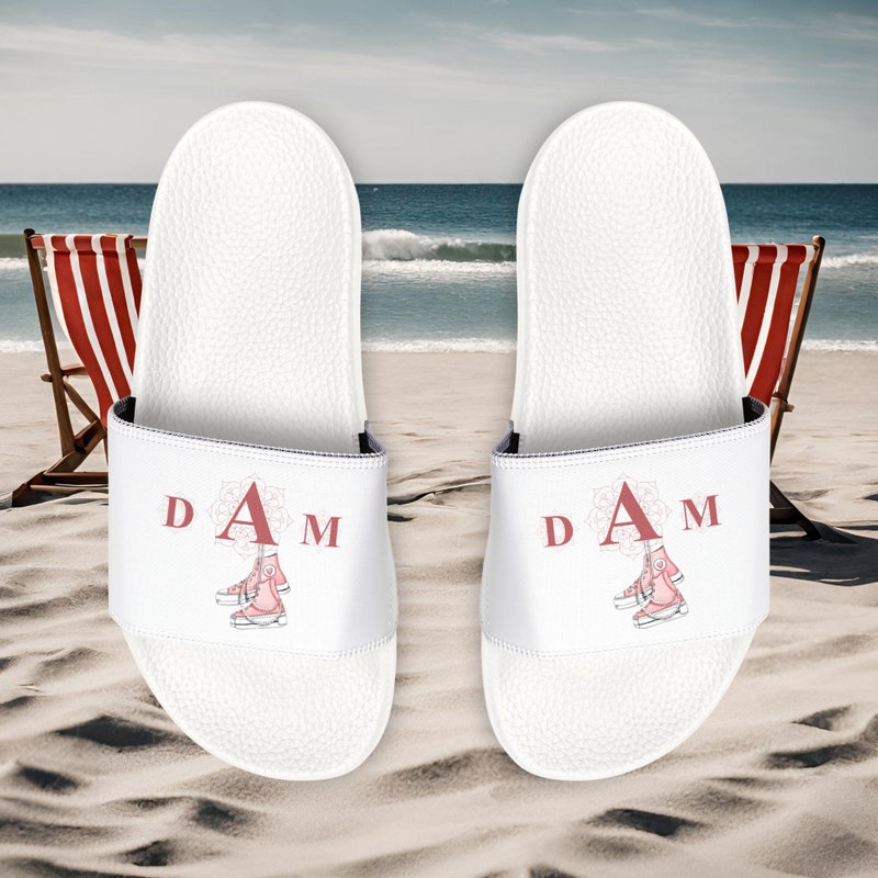Monogrammed Slides - Etsy