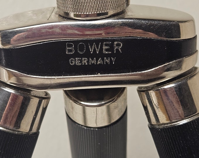 Vintage Bower Camera Tripod With Leather Case - Etsy