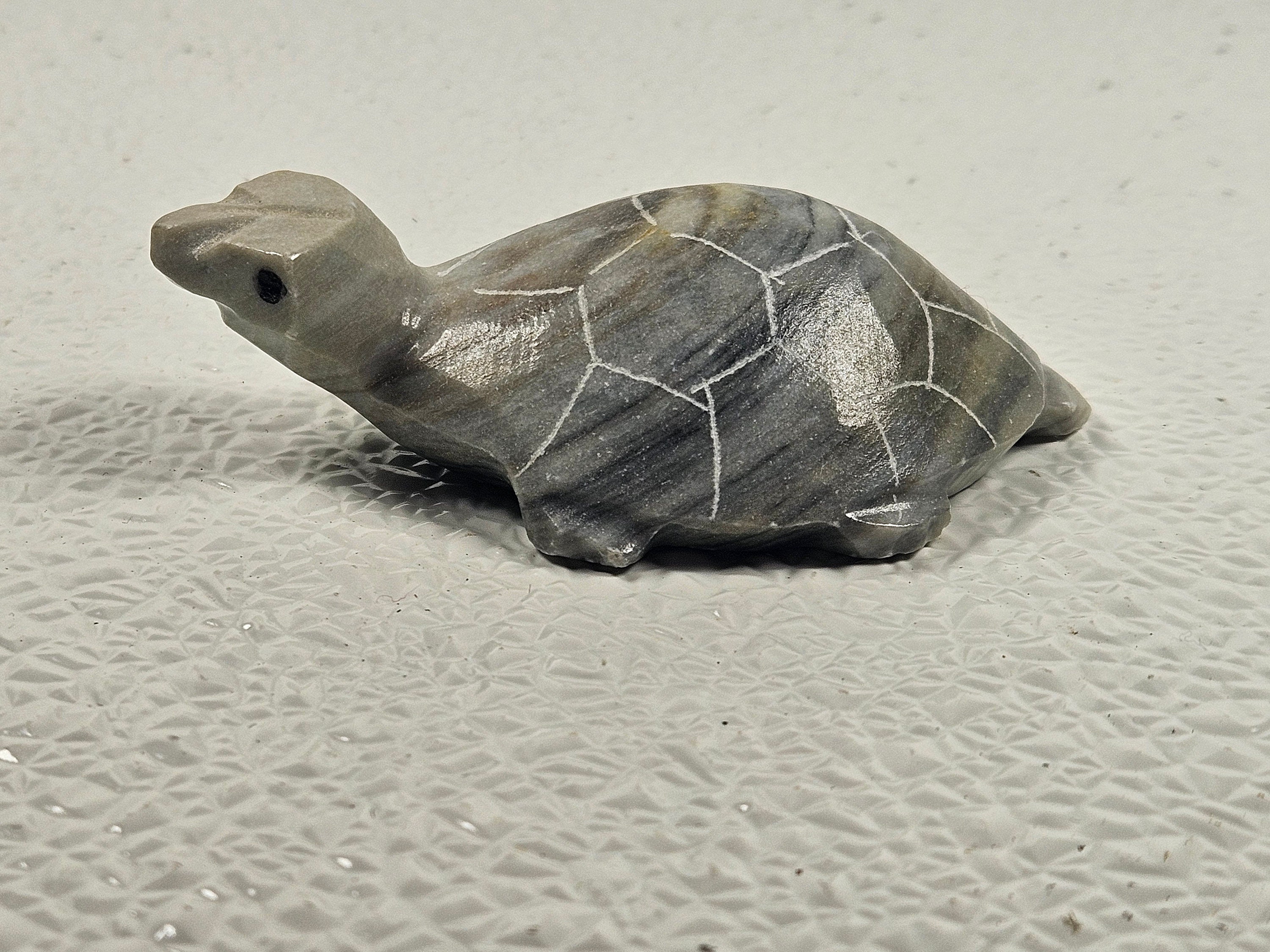 Hand Carved Stone Turtle - Etsy