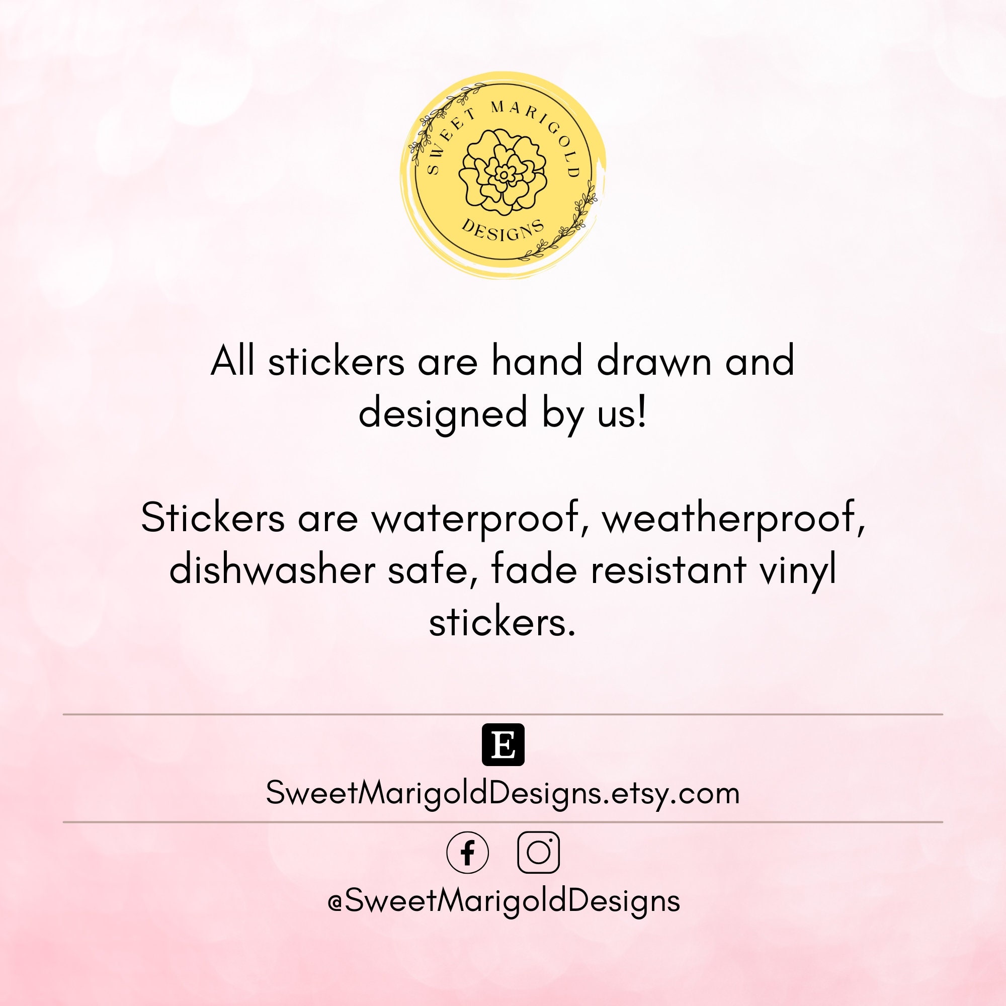 Flower Bouquet Sticker - Etsy