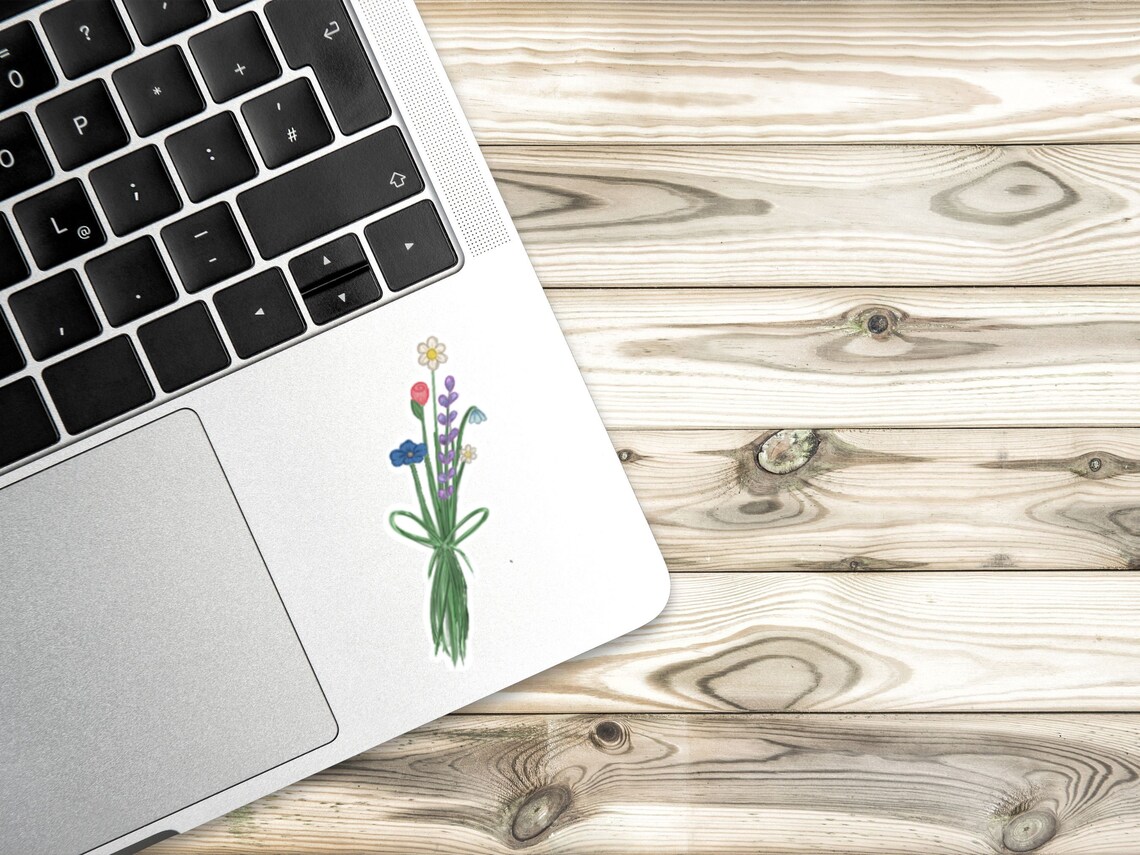 Flower Bouquet Sticker - Etsy