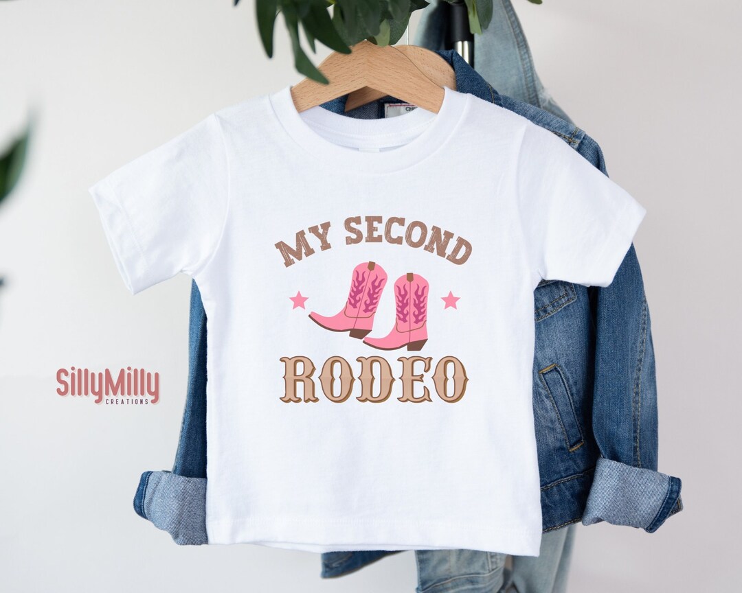 My Second Rodeo Birthday Shirt, Cowgirl Birthday Tee, Rodeo 2nd ...