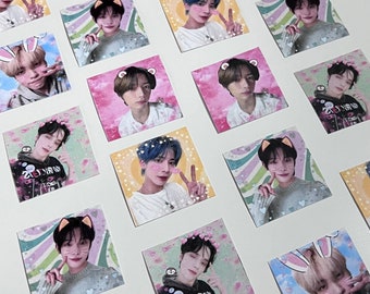 Txt Mail Stickers pack of 20 Cute Kpop Happy Mail Square Stickers - Etsy