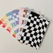 Wavy Checkered Toploader Fillers - Etsy