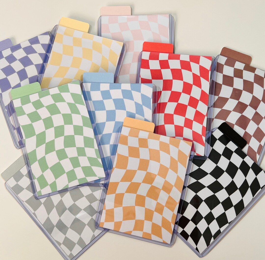 Wavy Checkered Toploader Fillers - Etsy