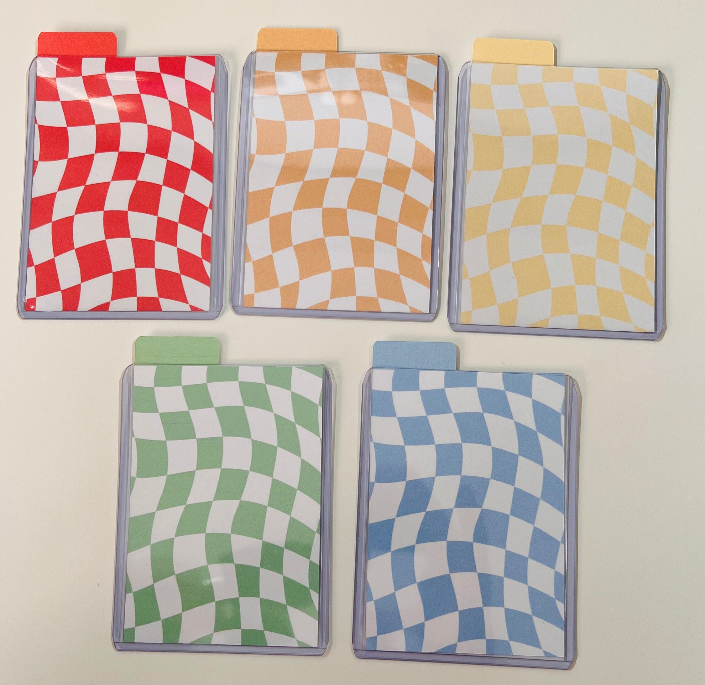 Wavy Checkered Toploader Fillers - Etsy
