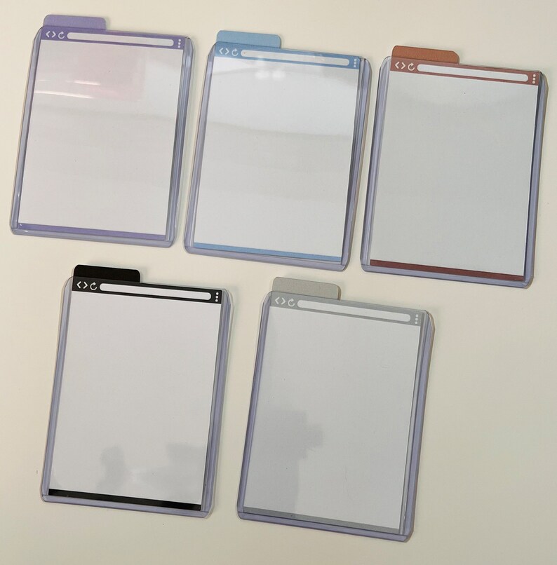 Internet Window Toploader Fillers - Etsy