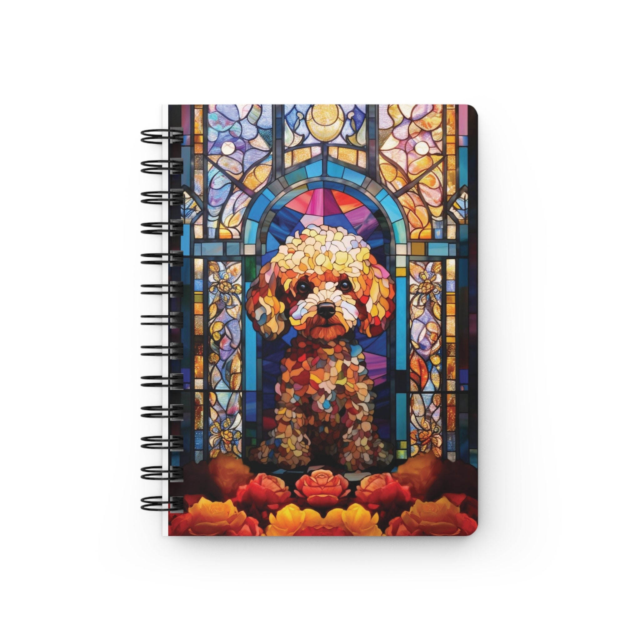 Poodle Spiral Bound Writing Journal | Poodle Art Notebook | Poodle Art ...