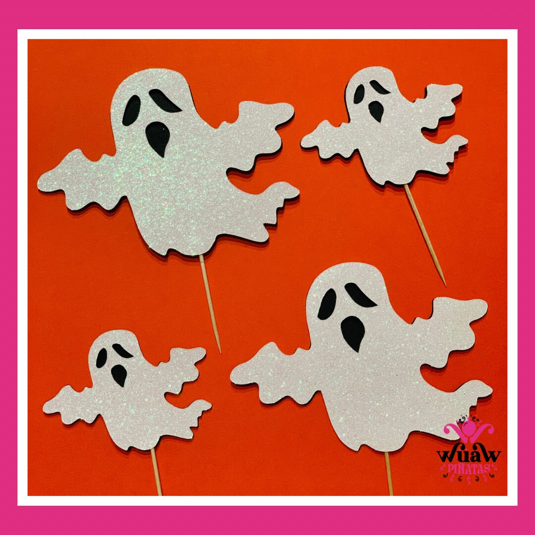Halloween Mini Ghost Toppers - Etsy