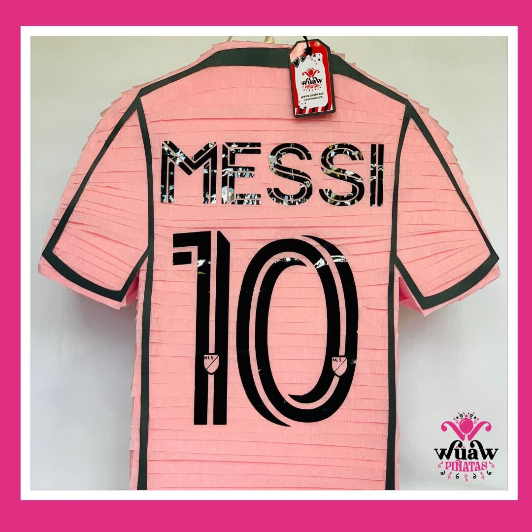 Pinata T-SHIRT Player LEONEL MESSI Miami - Etsy