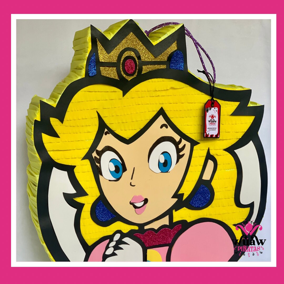 Mario Bross Princess Peach Piñata From Movie 60 Cms / 23.6 Inches - Etsy