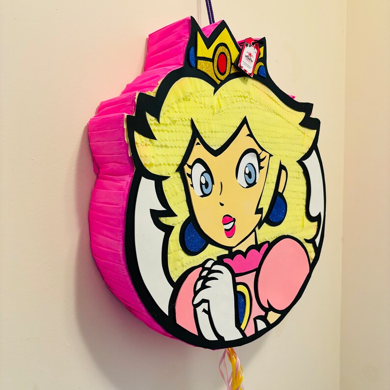 Mario Bross Princess Peach Piñata From Movie 60 Cms / 23.6 Inches ...