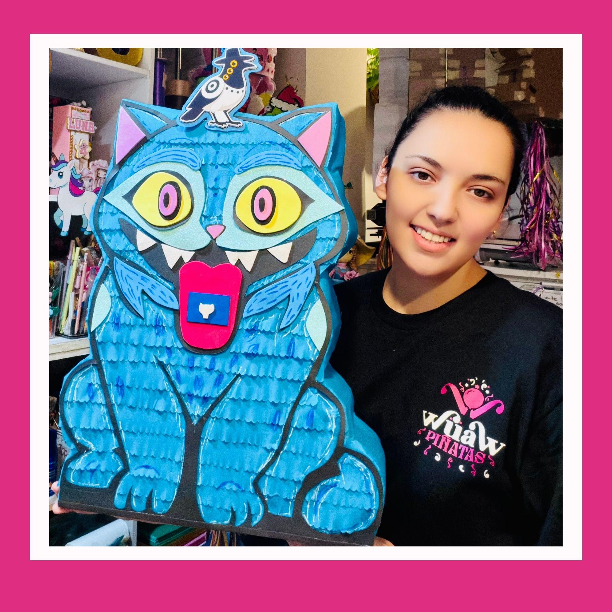 Piñata Derpy Tiger Huntrix - Funny Blue Piñata | Original Children's ...