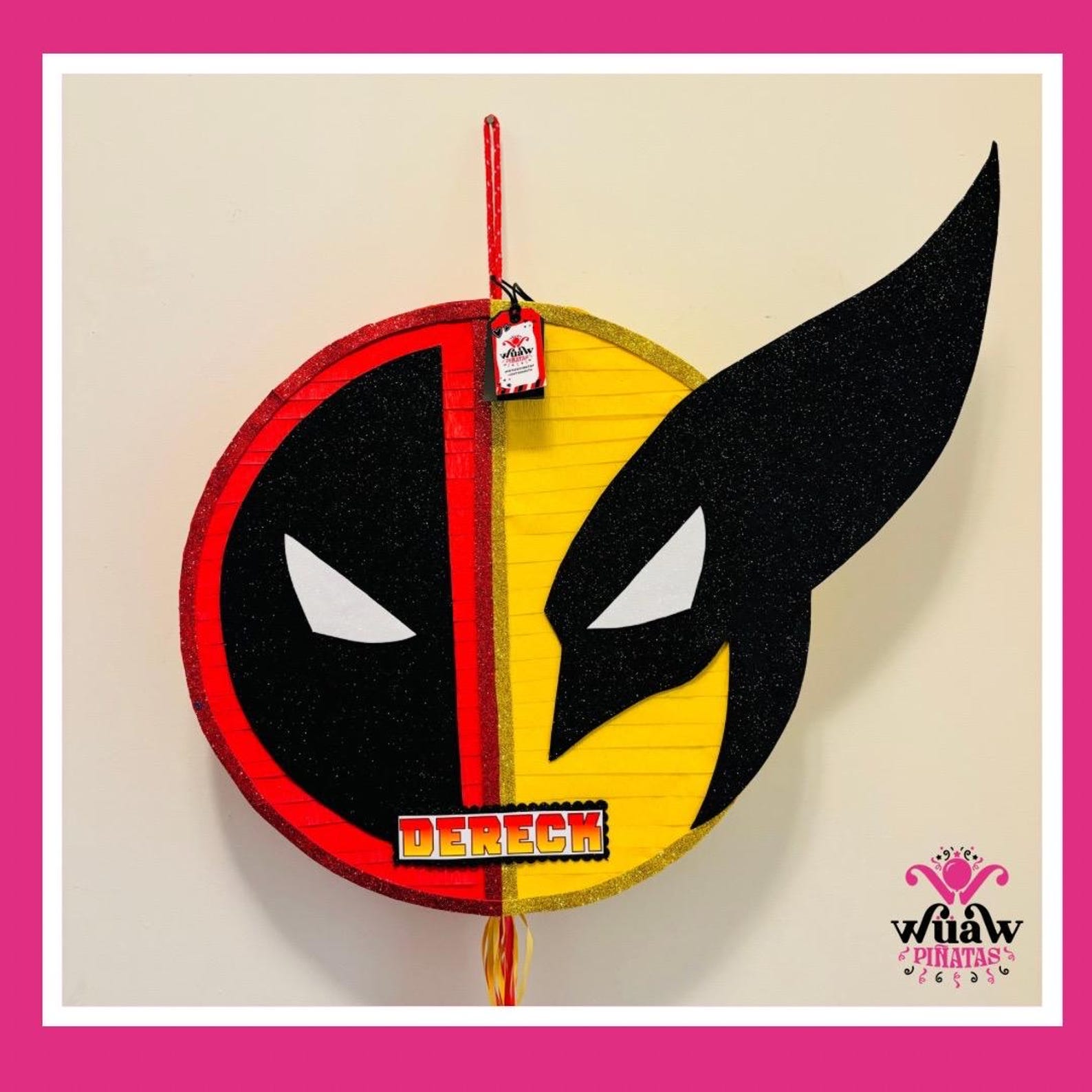 Piñata the Deadpool X Wolverine - Etsy