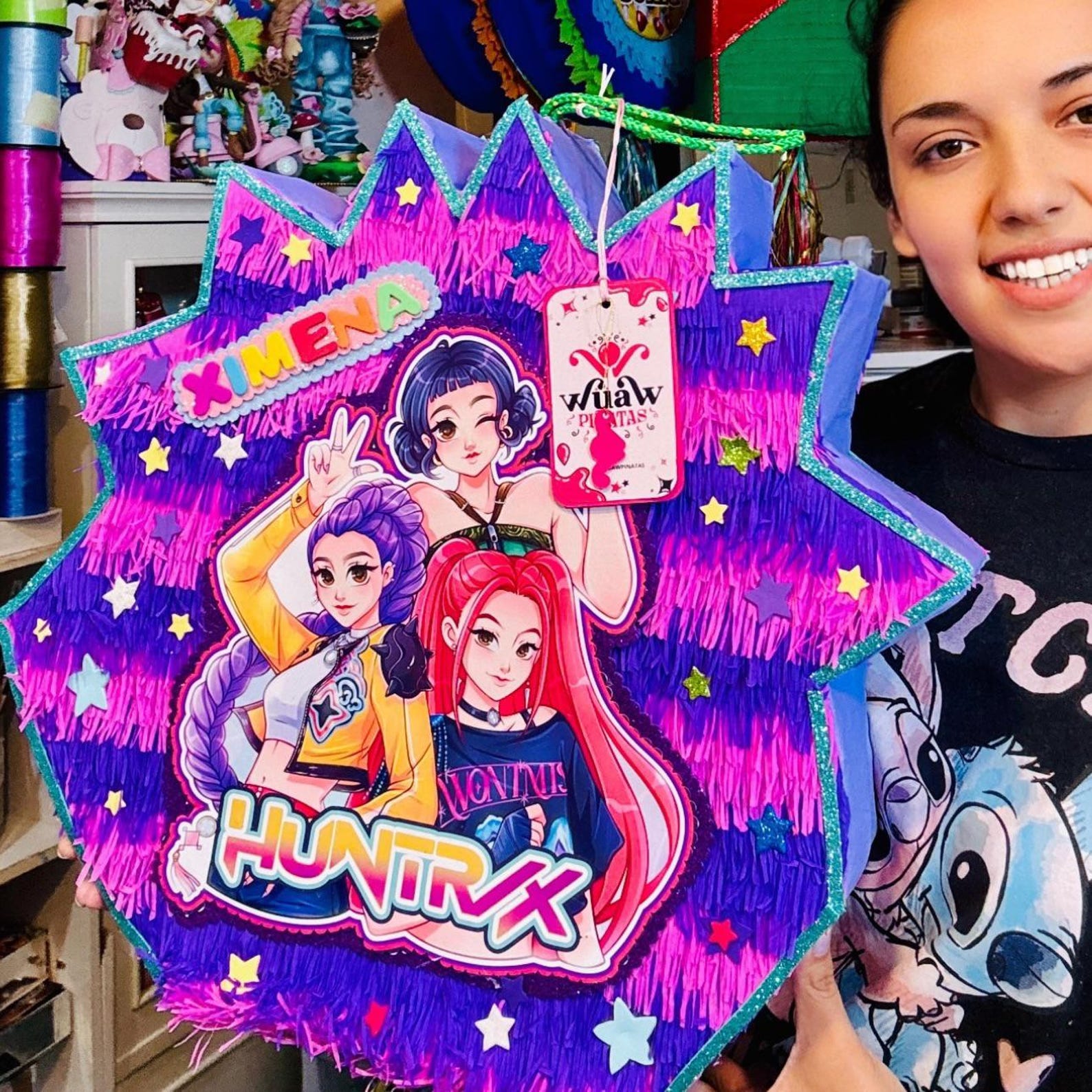 Huntrix Piñata 50cm / 19.6" – Fashion Piñata for Girls and K-pop Fans ...