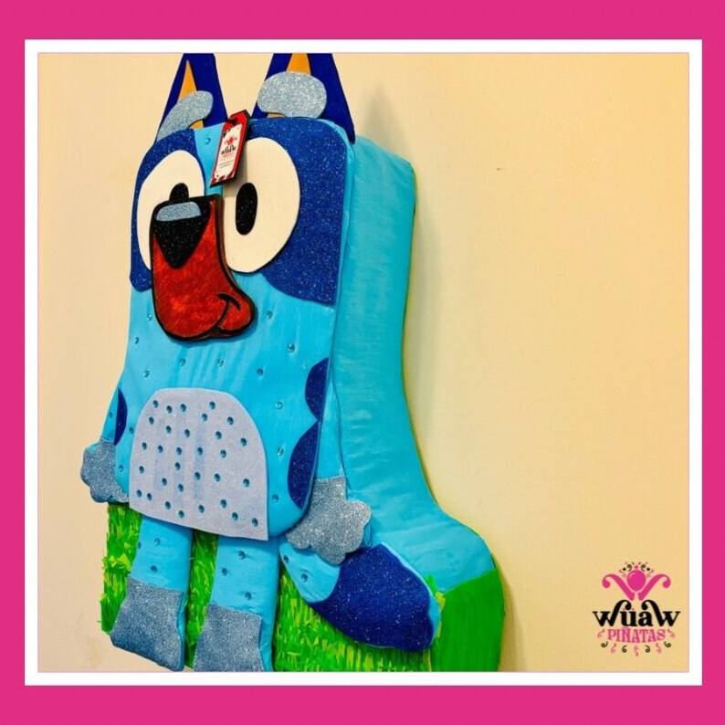 Bluey-inspired Piñata - Children's Birthday Decoration - 19.6 Inch ...